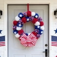 Americans Independence Day Commemorative Wreath Suitable for Front Door ...