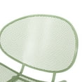 GDF Studio Poynes Outdoor Metal Mesh Shell Chairs, Set of 2, Matte ...