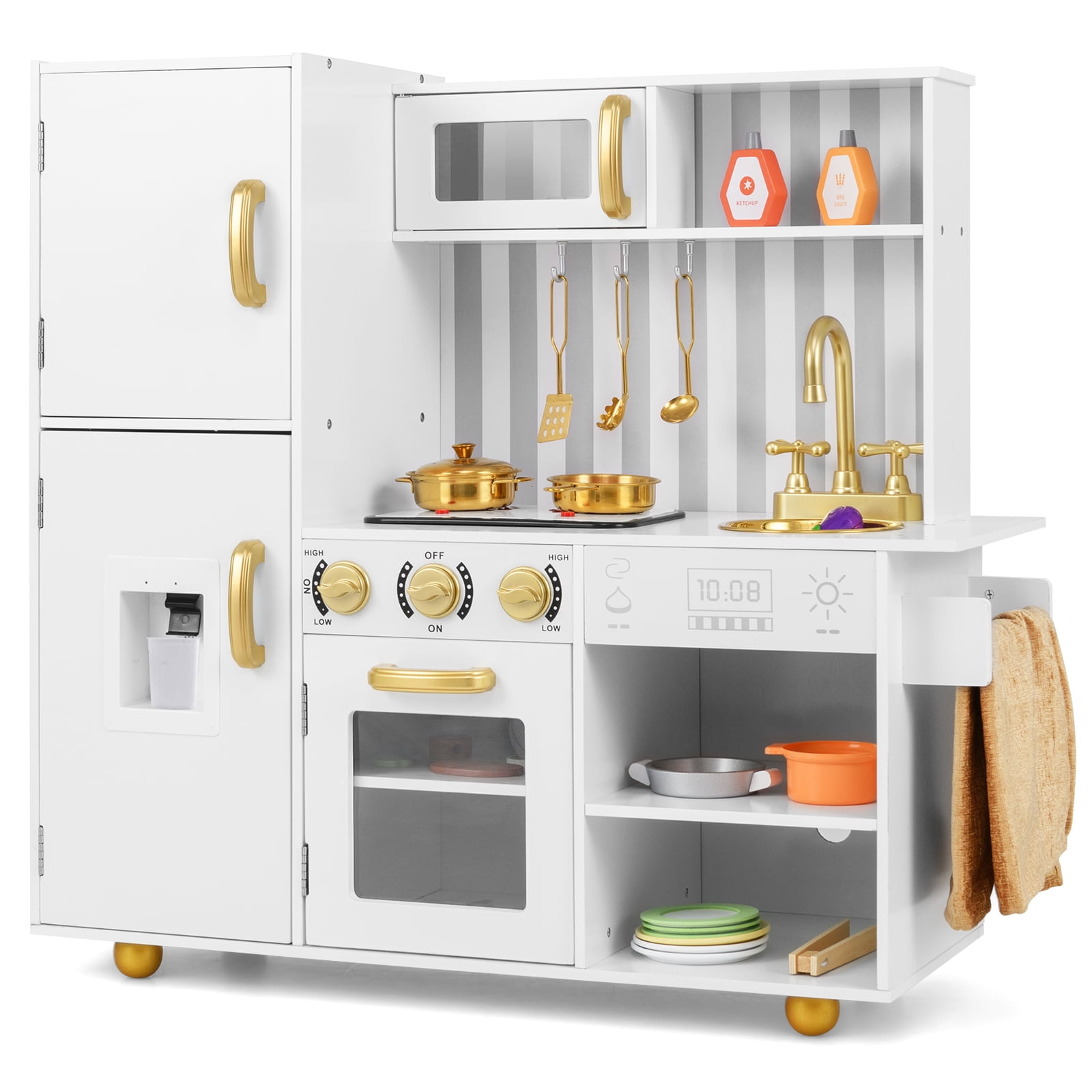 Click here for Olakids Play Kitchen For Kids  Wooden Kids Play Ki... prices