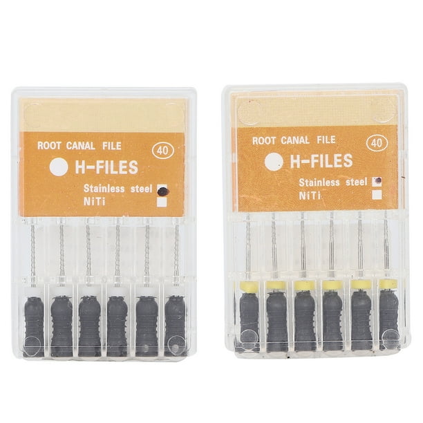 Root Canal File Stainless Steel 40 H‑files Canal Files Stainless Steel