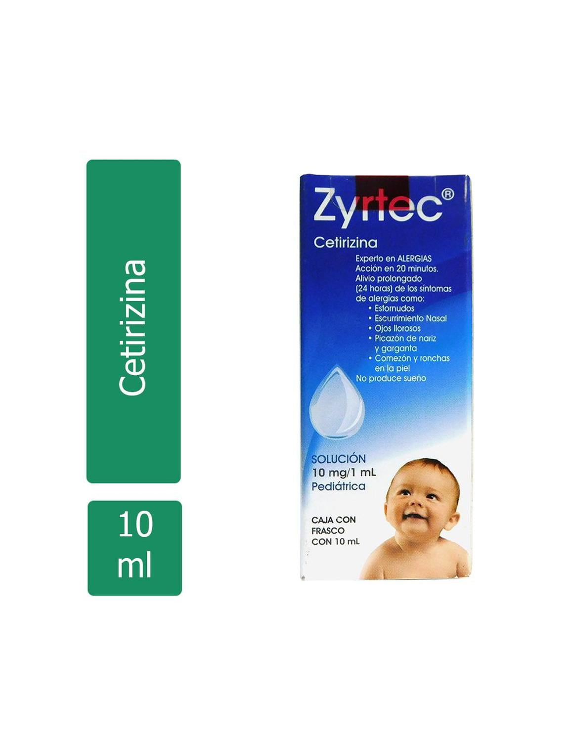 Zyrtec 10 mg/ml solución pediátrica 10 ml | Walmart en línea