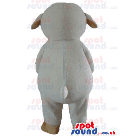 White sheep with beige hands and feet - Mascots-Mascots sheep | Walmart ...