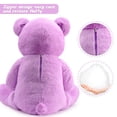 MorisMos 51.2" Purple Teddy Bear, Gaint Bear Stuffed Animal Plush Toy ...