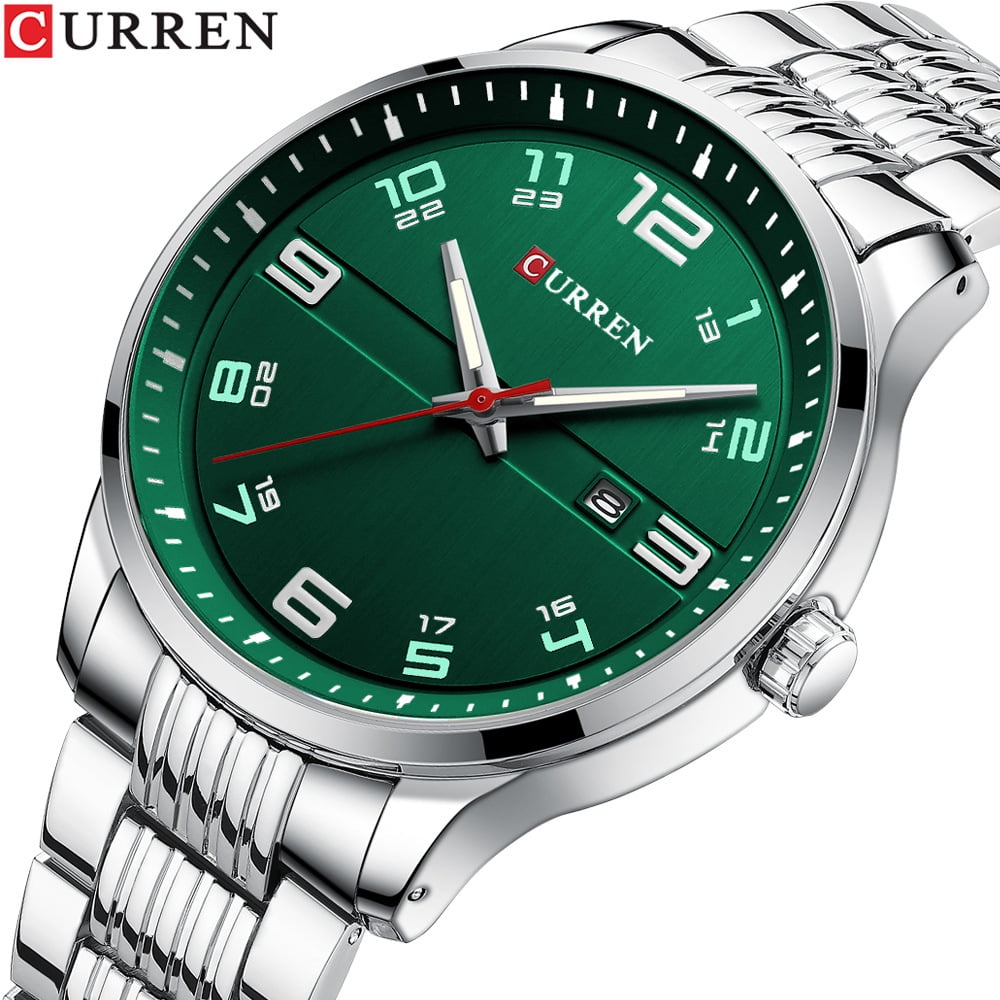 Click here for Curren Watches Curren 8411 Men Luxury Green Analog... prices
