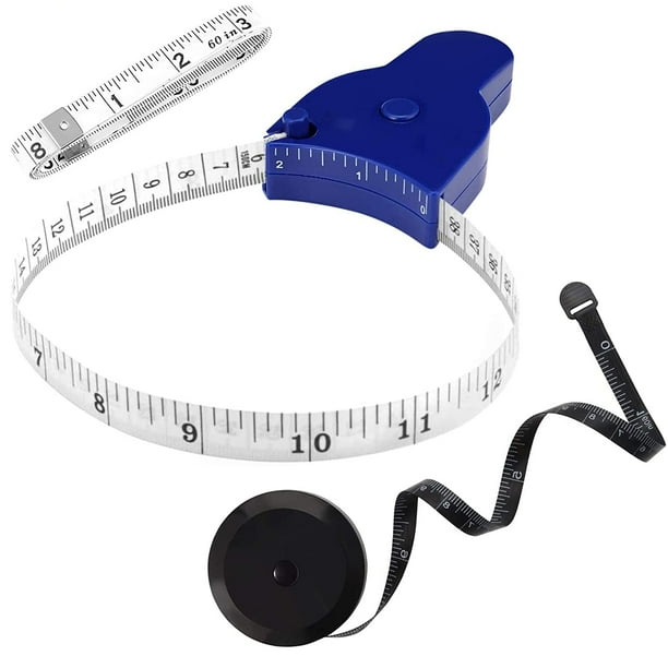 Body Tape Measure 60 Inch (150cm) - Retractable Measuring Tape for Body ...