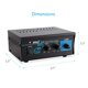 Pyle PCA2 80 Watt Stereo Sound Speaker Amplifier Receiver Home Audio ...