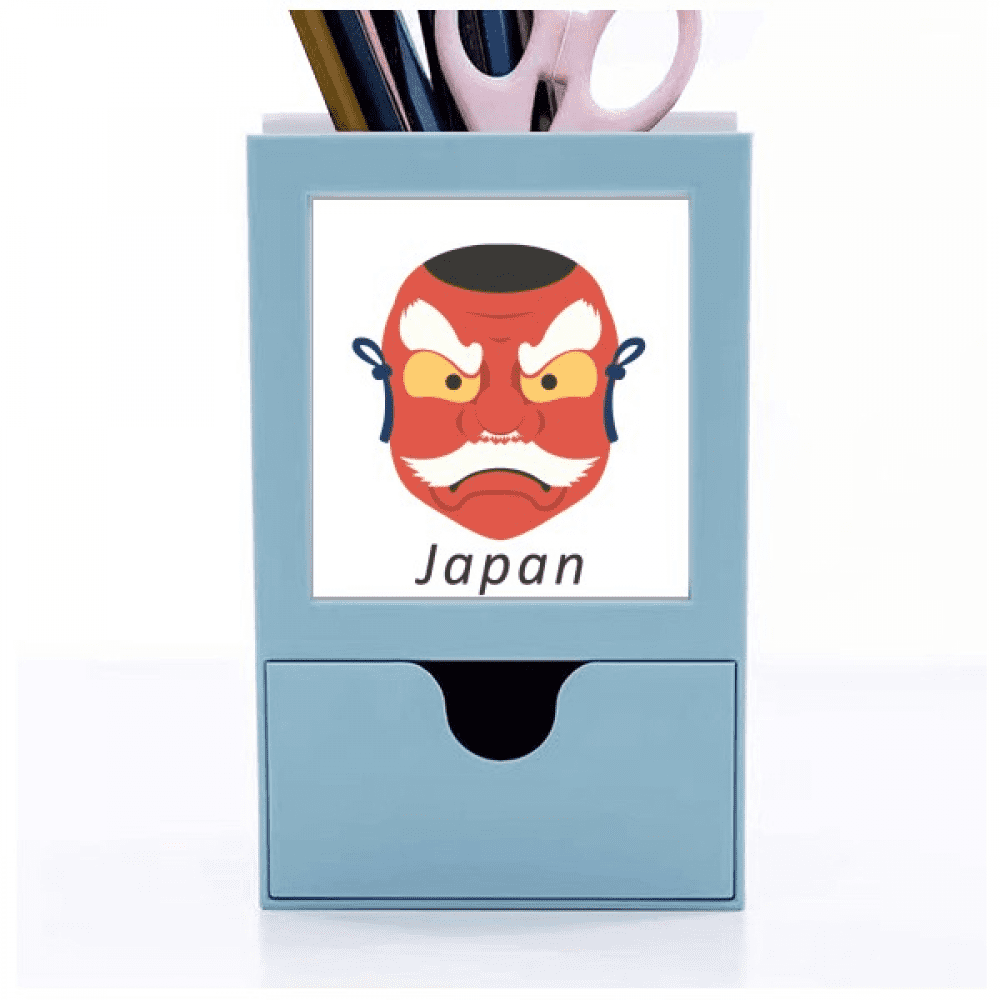 traditional japanese local head Desk Supplies Organizer Pen Holder Card ...