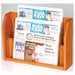 Wooden Mallet Newspaper Display with 2 Pockets in Medium Oak - Walmart.com
