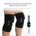 Hinged Knee Brace with Metal Support - Adjustable Compression Sleeve ...