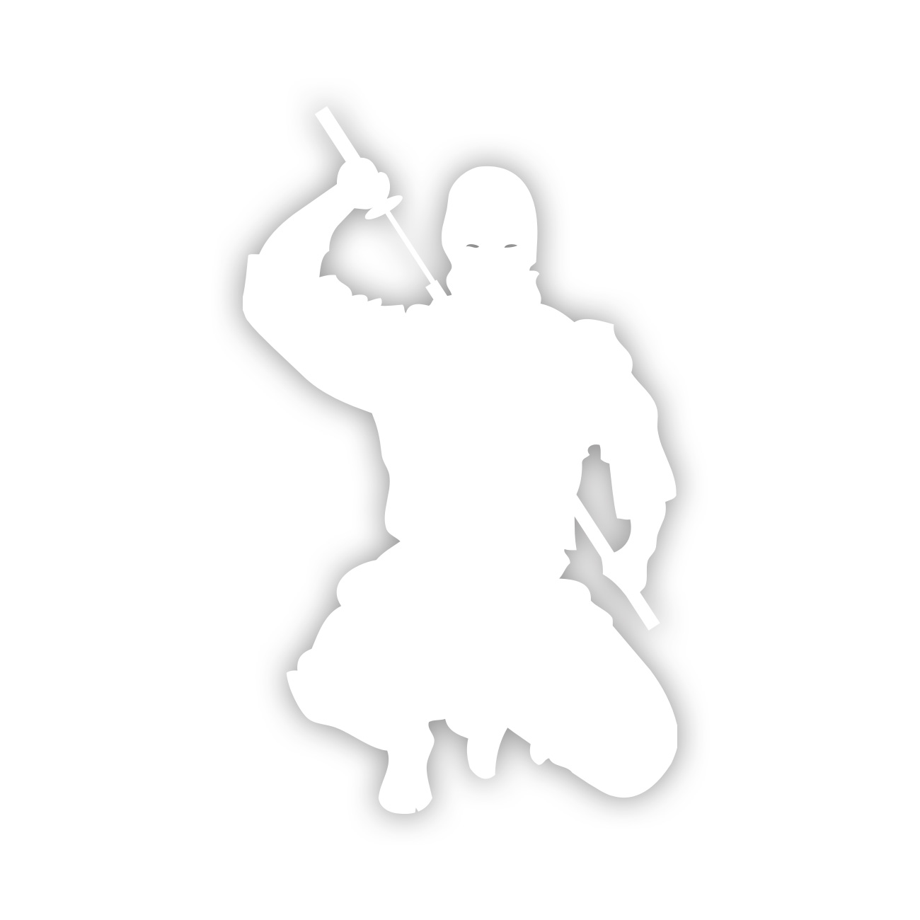 Ninja Sticker Decal Die Cut - Self Adhesive Vinyl - Weatherproof - Made ...