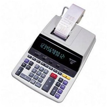 Sharp CS-2850A Two-Color Printing Calculator, Black/Red Print, 4.8 ...