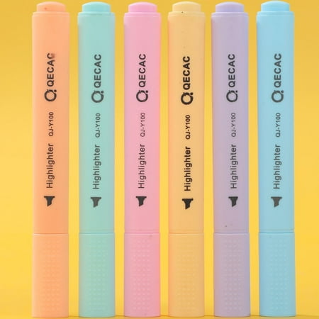 6pcs/Set Color Triangular Bar Fluorescent Marker Pens Suitable For ...