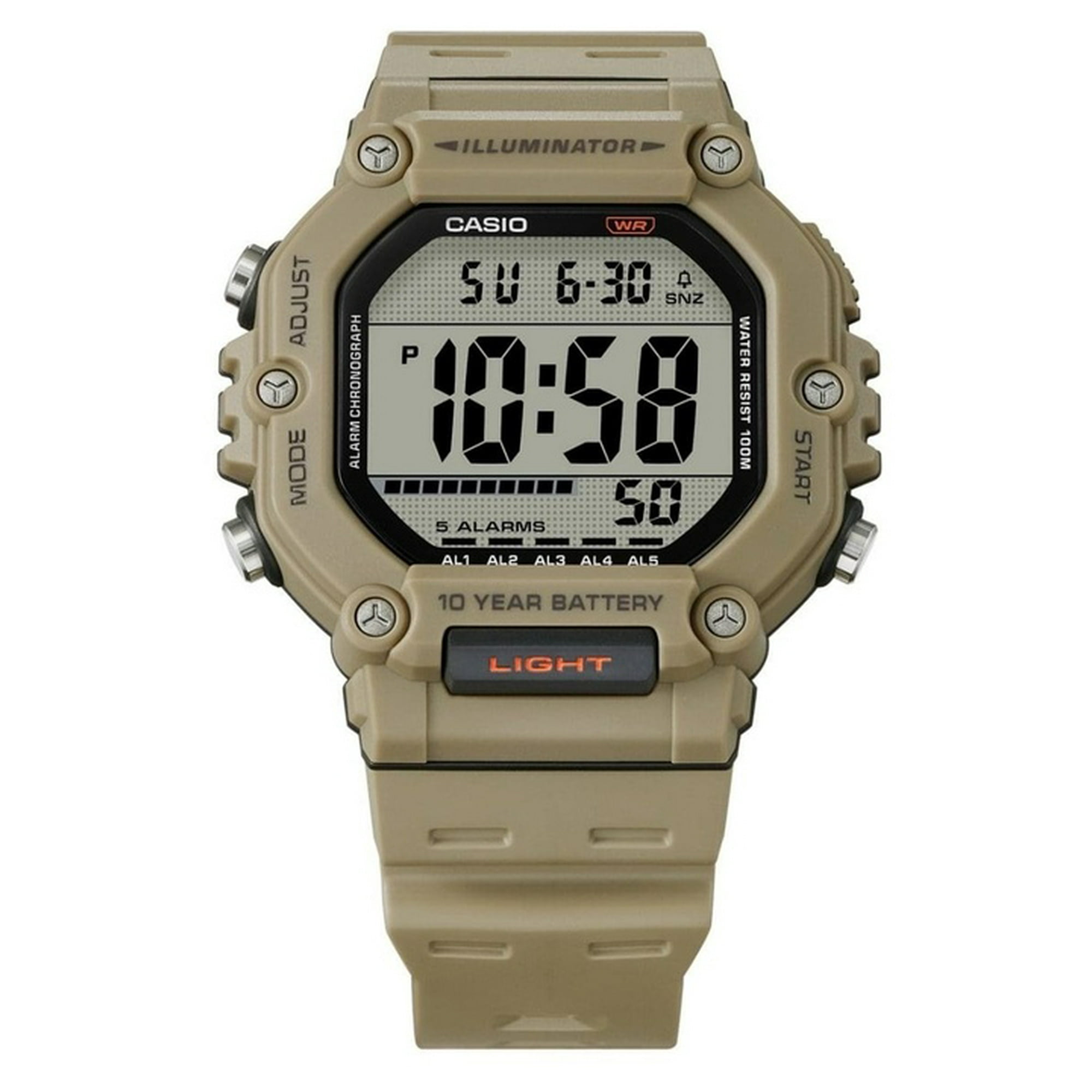 Click here for Casio Digital Resin Strap Quartz Ae-1600h-5av 100m... prices