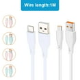 100cm USB Cable Fast Charging Cord USB 5Pin Extension Line Support Data ...