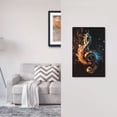 Flaming Music Notes Fire No Device Blank Wall Plate 1 Gang Decorative ...