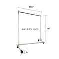 Heavy Duty Garment Clothing Rack – Rolling Garment Z Rack for Home ...