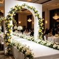 21-Head Rose Vines And Rose Floral Vines Backdrops And European-Style ...