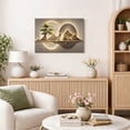 "Zen Mountain Harmony" 3D Backlit Wall Sculptural Decor, Modern LED ...