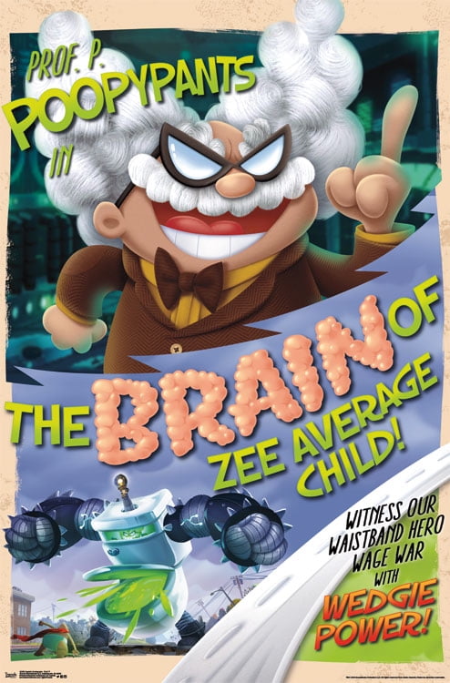 Trends International Captain Underpants Prof. P Wall Poster 22.375" x ...