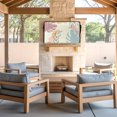 Boho Abstract Outdoor TV Cover 70 to 75 inch Geometric Morandi Color ...