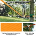 KFFKFF 60ft Complete Slackline Kit with Training Line Backyard Slack ...