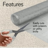 Heavy-Duty Clear Vinyl Carpet Protector Floor Runner with Grippers - 27 ...