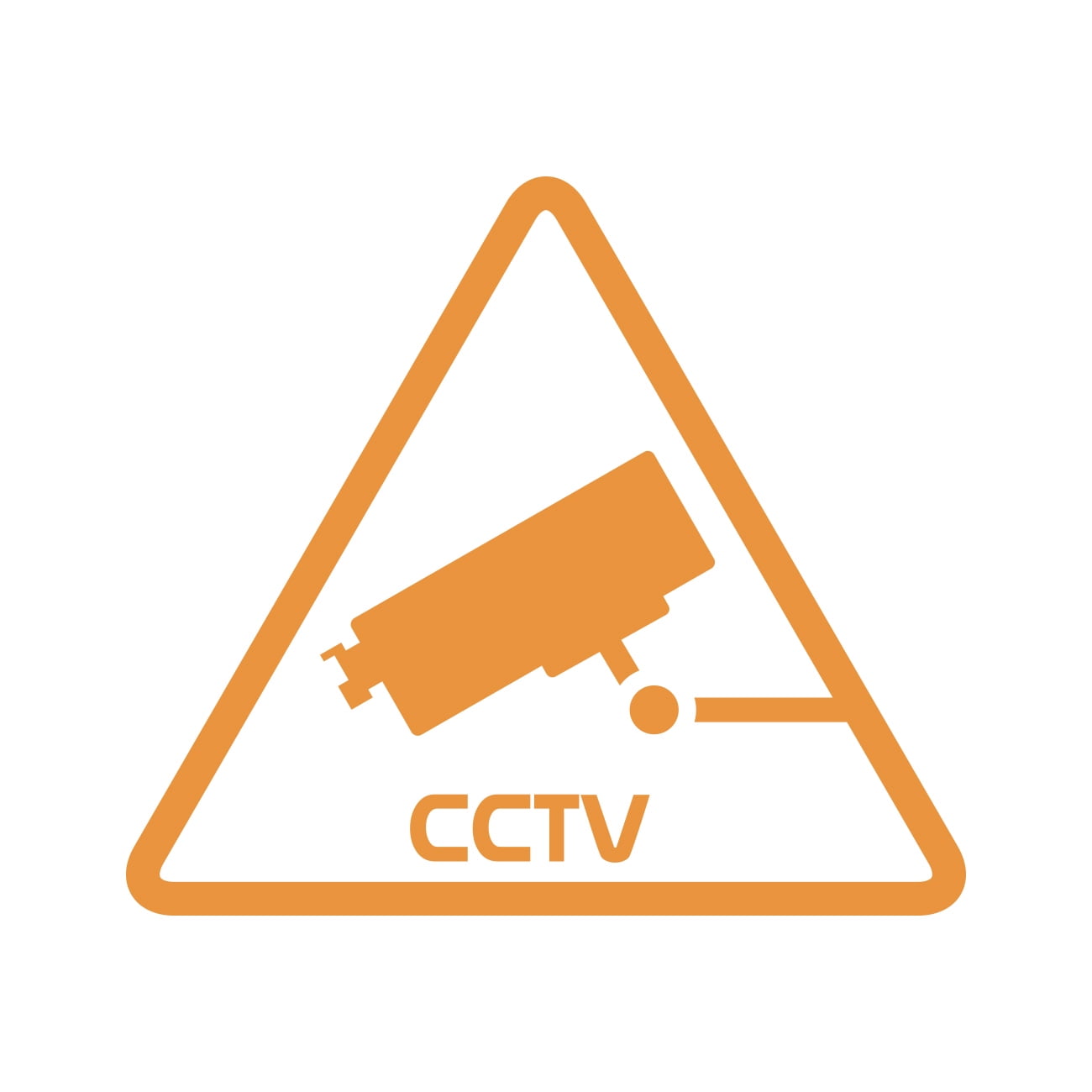 Video Surveillance CCTV Sticker Decal Die Cut - Self Adhesive Vinyl ...