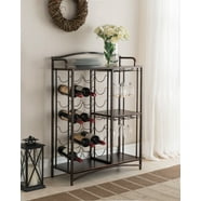4 Tier Wire Display Rack in Chrome 63.5 H x 24.5 D with 24 Peg ...