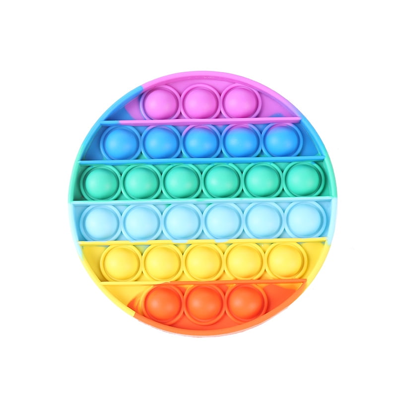 CUMKA Pop Fidget Toys - Push Pop Toys for Kids and Adults - Rainbow ...