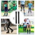 CATIEBYE Adjustable Black Roller Skate Buckle Straps, Easy Install ...