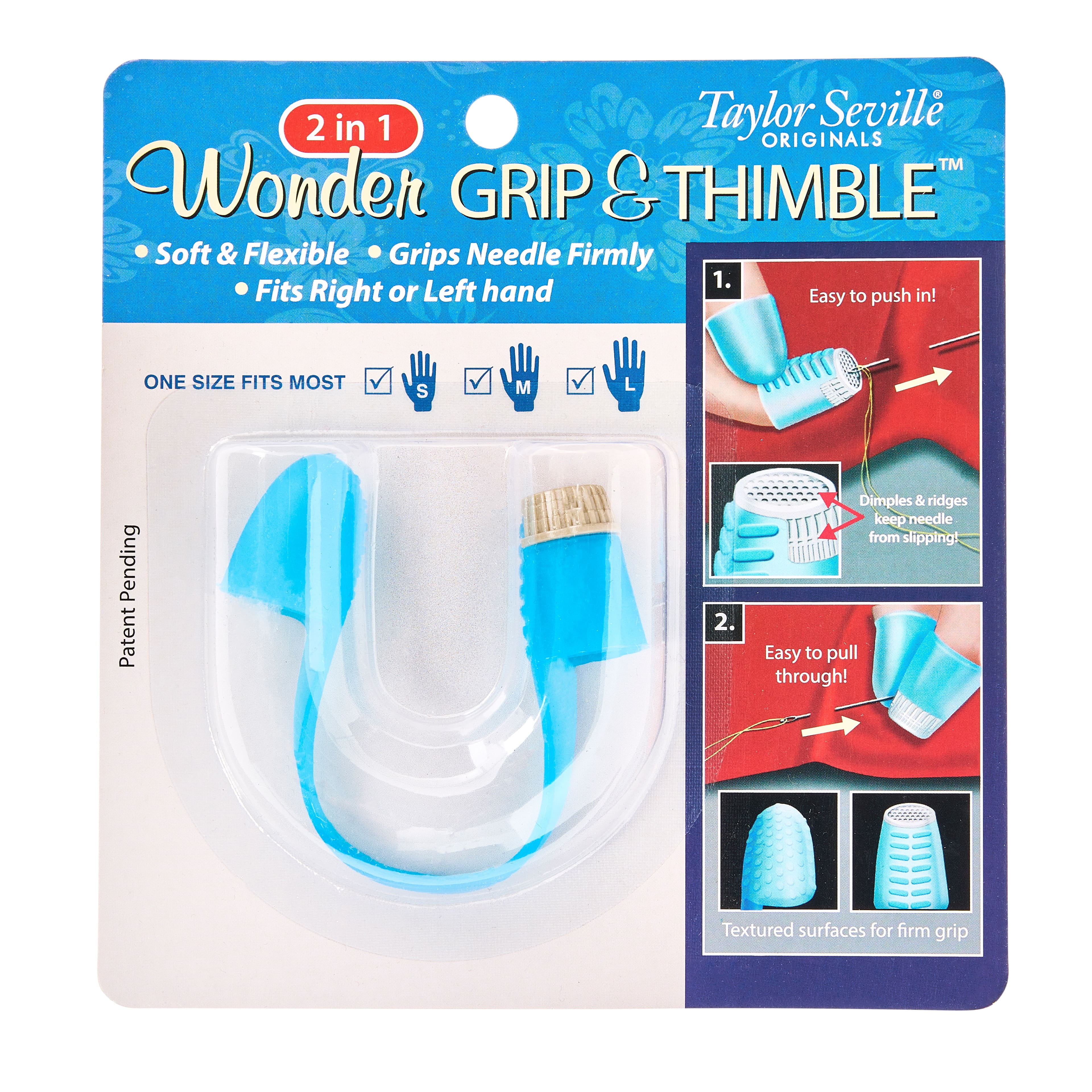 12 Pack: 2-In-1 Wonder Grip & Thimble™ - Walmart.com