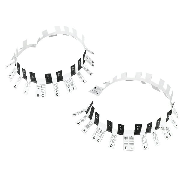 Piano Keyboard Label, 2 Set Reusable Strong Compatibility Easy To Use ...