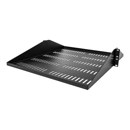 StarTech.com 2U Vented Server Rack Cabinet Shelf, 20in Deep Fixed ...