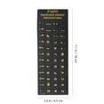 2 Sheets Computer Keyboard Sticker Keyboard Letter Sticker English ...