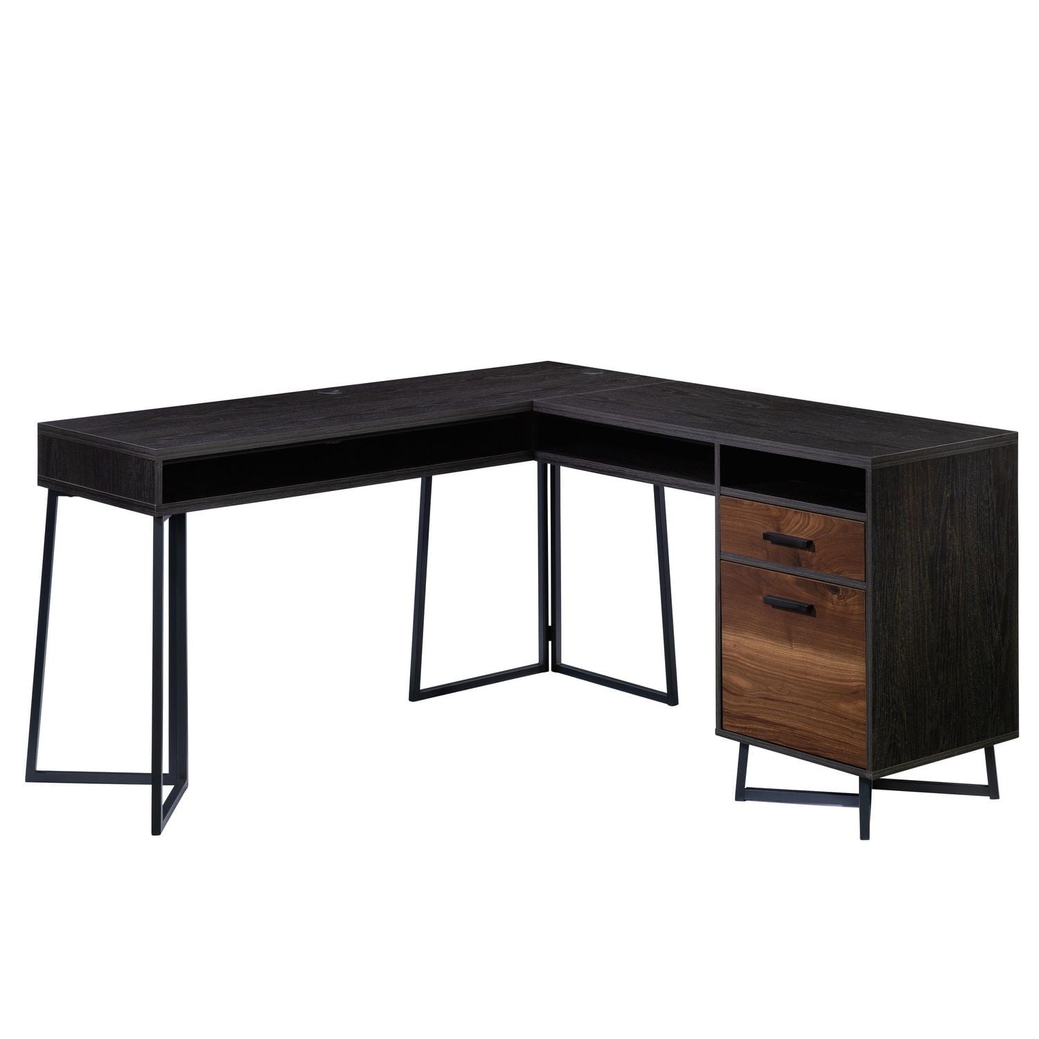 Click here for Sauder Canton Lane L-Desk  Brew Oak  431209 prices