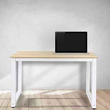 Magshion Computer Desk with Storage Bag, 47" Writing Office Table with ...