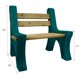 RTS Home Accents Custom Length Lightweight Indoor or Outdoor Bench Ends ...