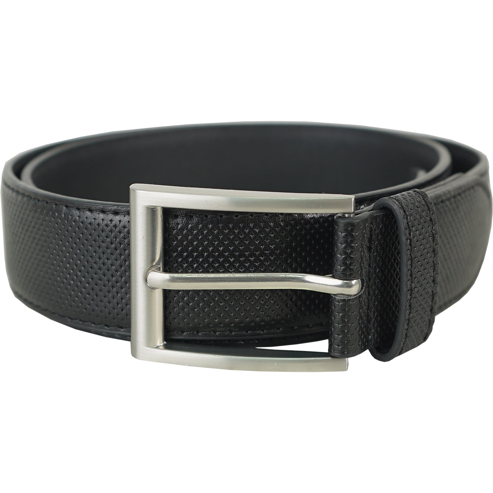 Click here for Vangelo Men Classic Dress Belt Black Debossed Size... prices