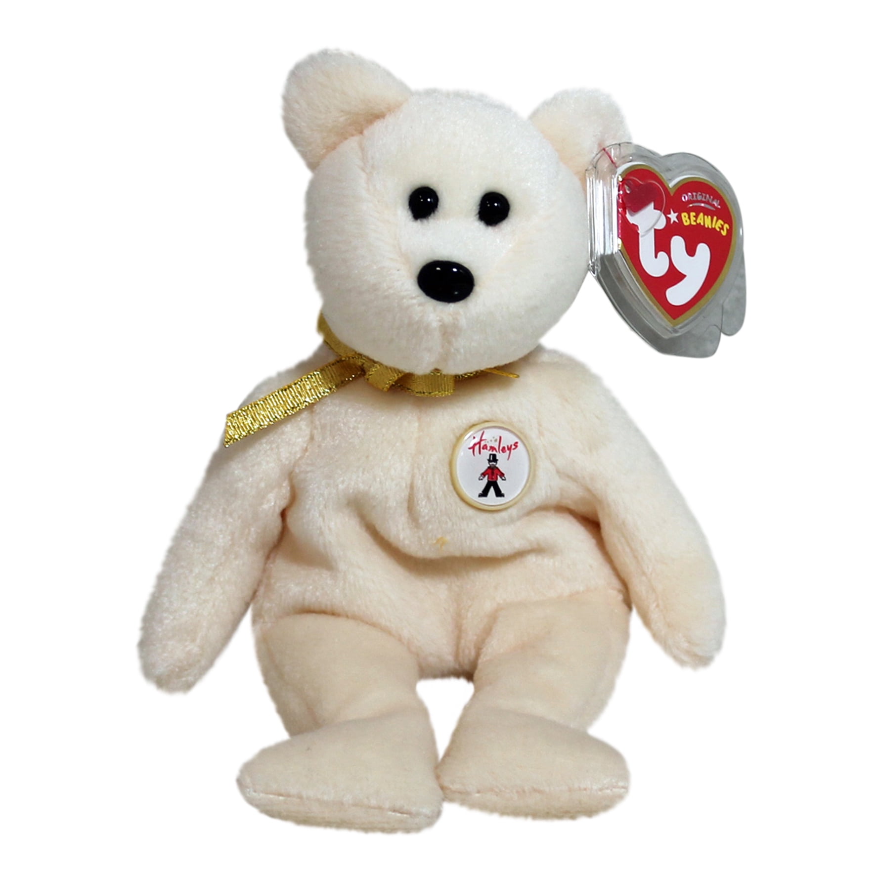 Ty Beanie Baby: Ivory the Bear | Stuffed Animal | MWMT's - Walmart.com