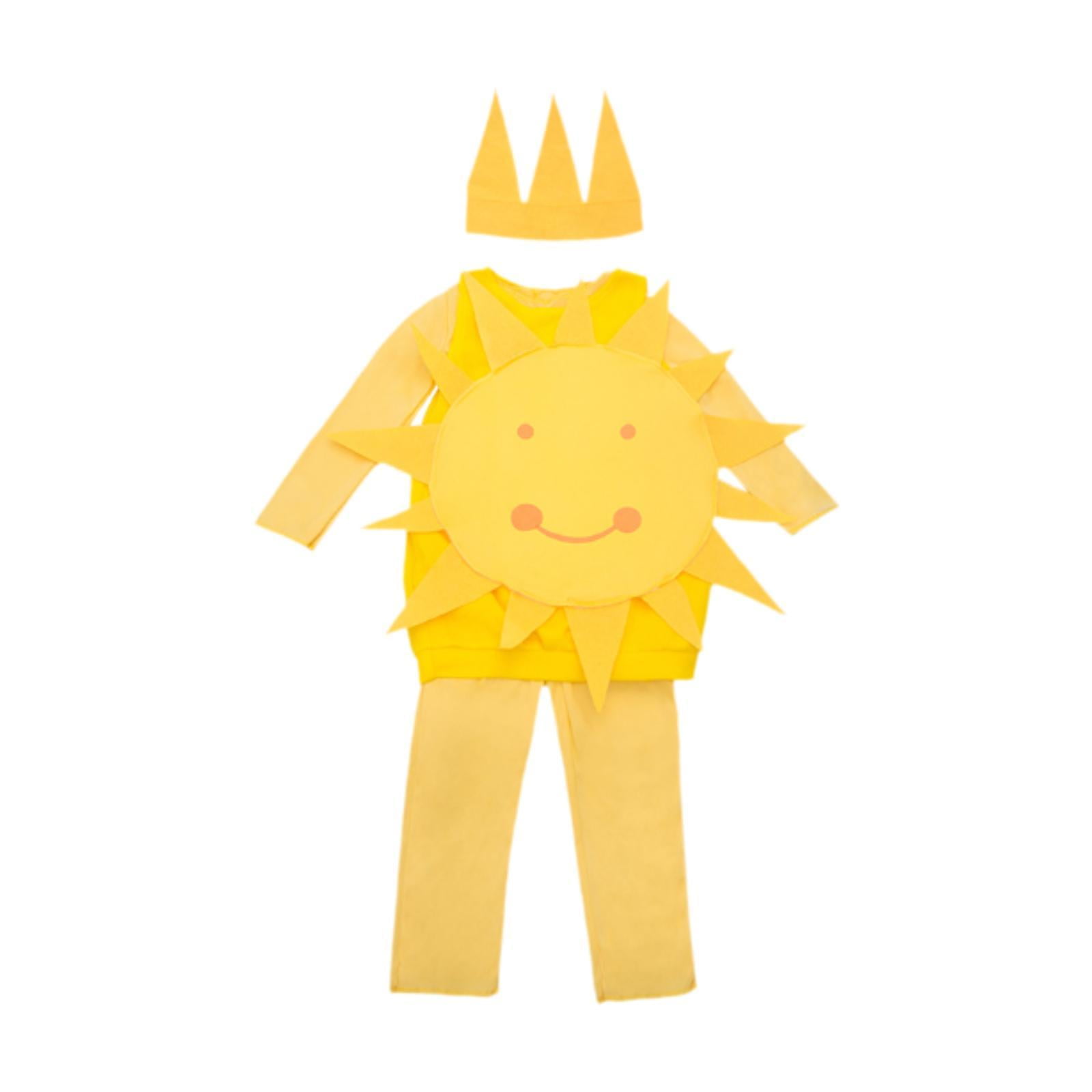 Disfraz de sol para niños, traje de cosplay portátil para puesta en ...