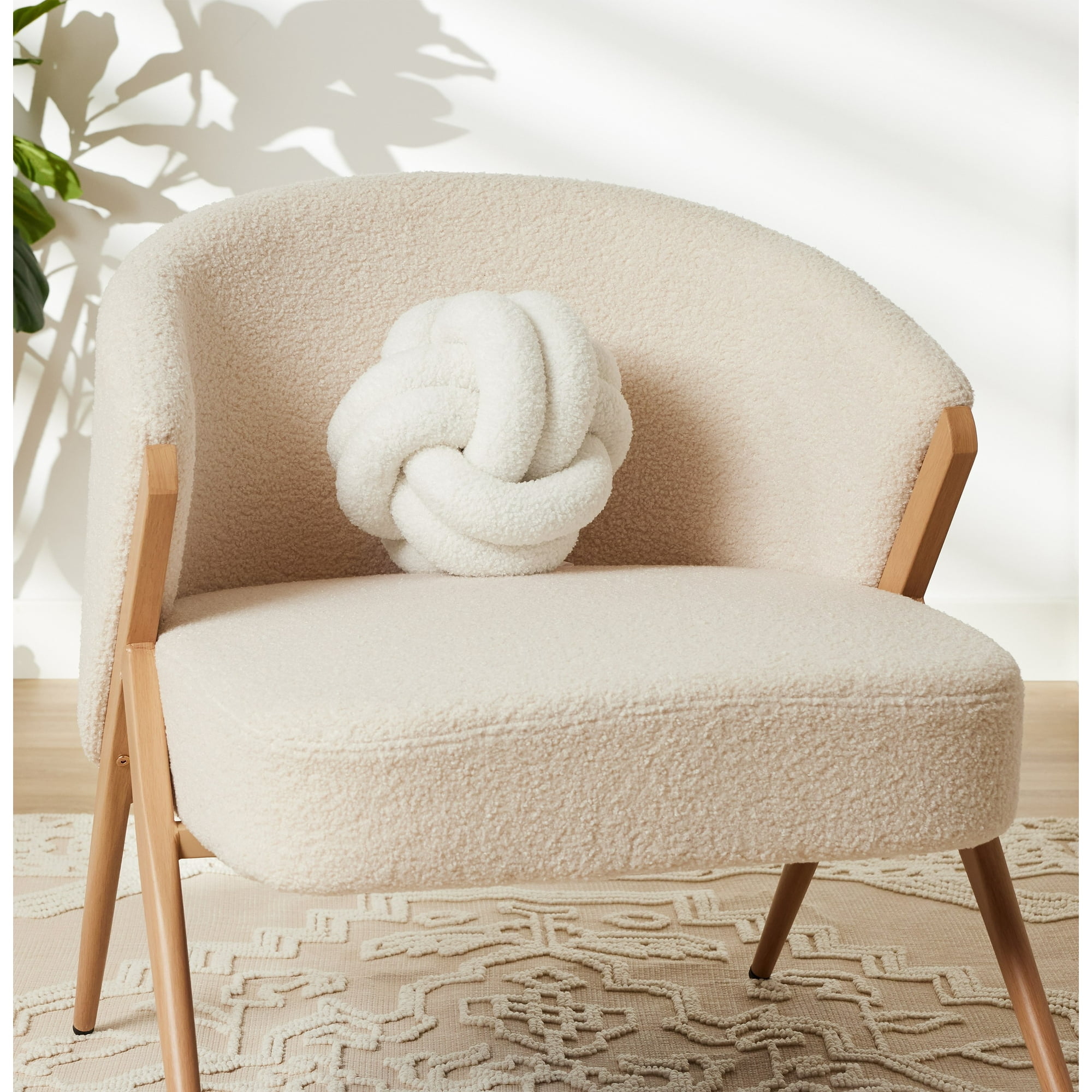 Click here for Anko Knot Boucle Cushion M prices