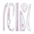 Metric Rulers Set Sew French Curve Ruler Set DIY Clothing Bendable ...