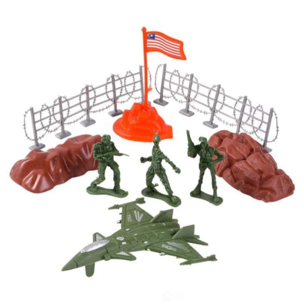 Kicko ARMY PLAYSET MIX- 6 Pck ARMY SET - SIMULATION TOY SET PLASTIC ...