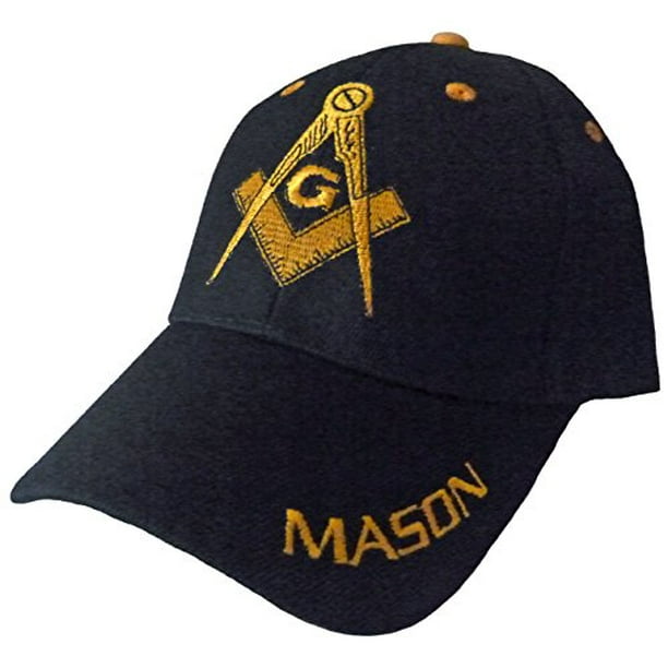Buy Caps & Hats - MASON Baseball Cap Freemason Masonic Black Hat Mens ...