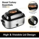 RoyalCraft 26 Quart Electric Turkey Roaster Oven with Visible & Self ...