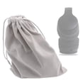 ANXPTIME Compact Earphone Drawstring Pouch Protective Sleeve for Small ...