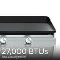Nexgrill 3-Burner Propane Gas Tabletop Griddle, 27,000 BTUs, 465 SQ In ...