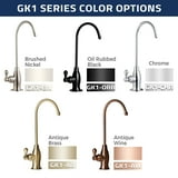 iSpring GK1-BN Heavy Duty Reverse Osmosis, High Spout Kitchen Bar Sink ...