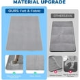 Cat Litter Mat 47" x 35" Upgraded Felt & Fabric Material Cat Trapping ...