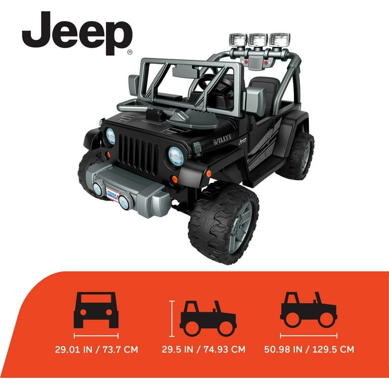 Jeep Hurricane Power Wheels Red